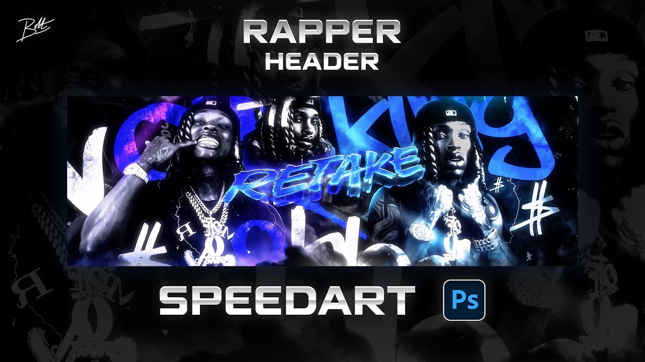 King Von Header | Speedart/Tutorial! - YouTube