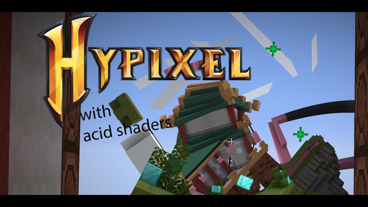 hypixel with acid shaders - YouTube
