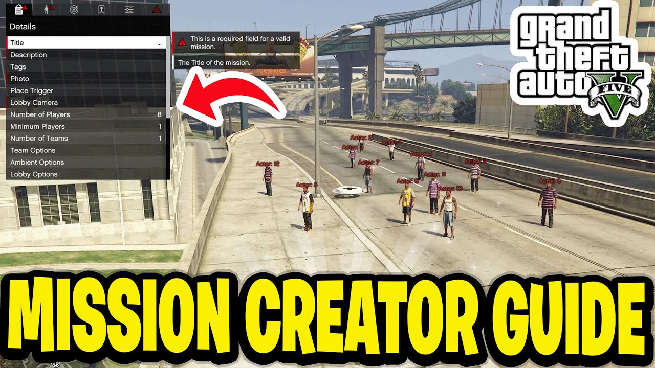How To Use Mission Creator In GTA 5 Online - Full Guide - YouTube