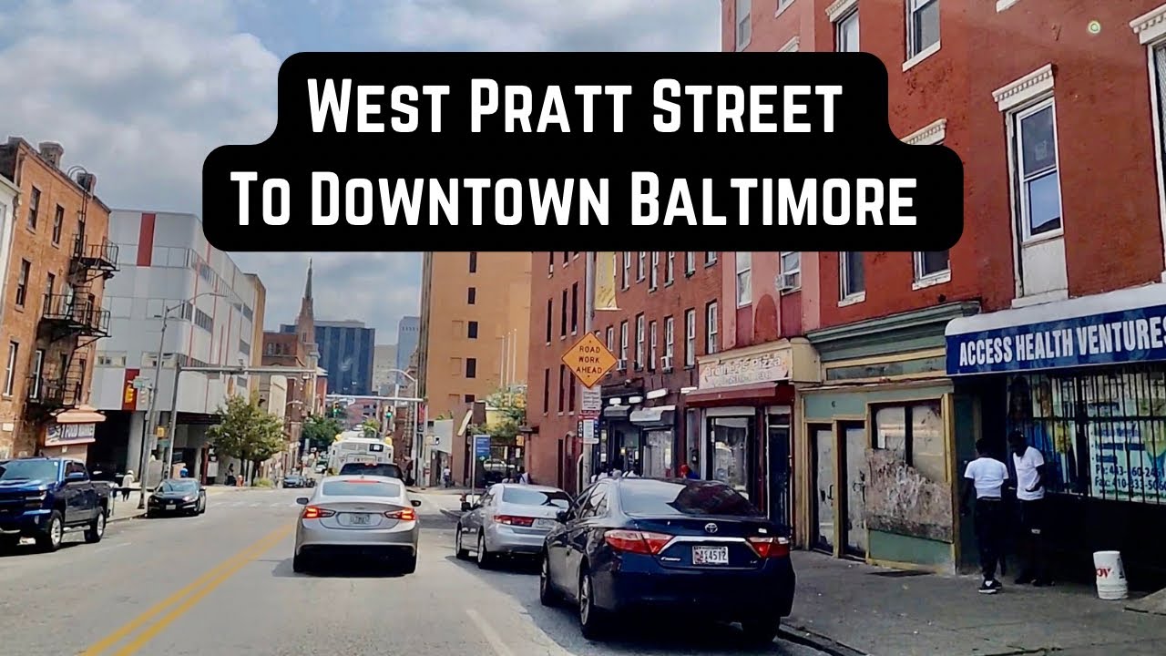 West Pratt Street to Downtown Baltimore - YouTube