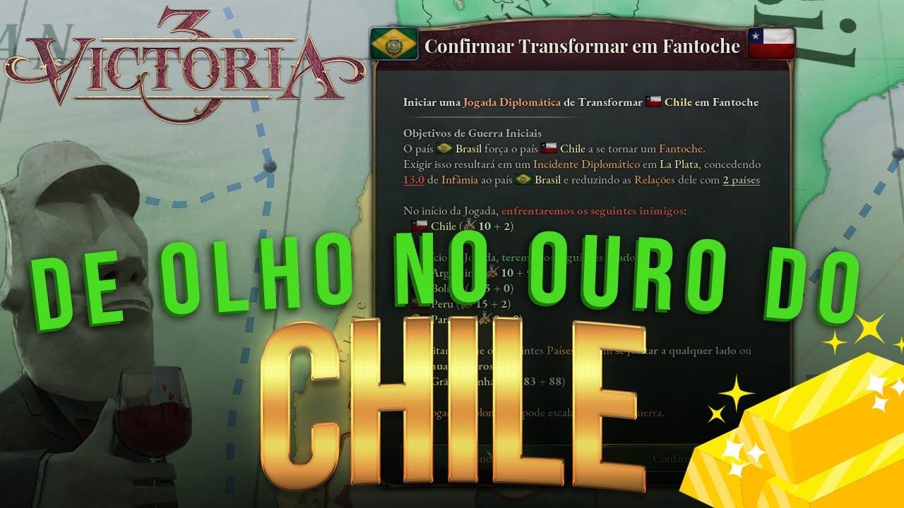 Levando a DEMOCRACIA pro CHILE - Victoria 3 #3 - YouTube