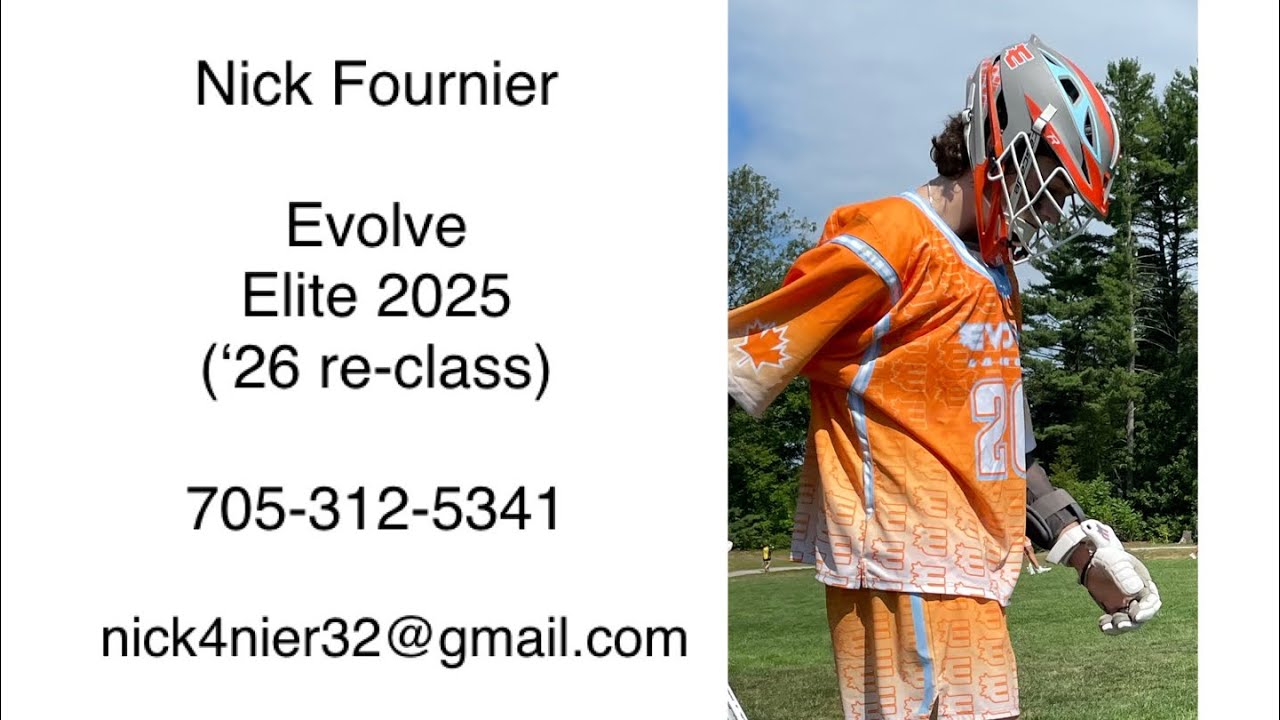 Nick Fournier Evolve Elite 2025/26 - YouTube