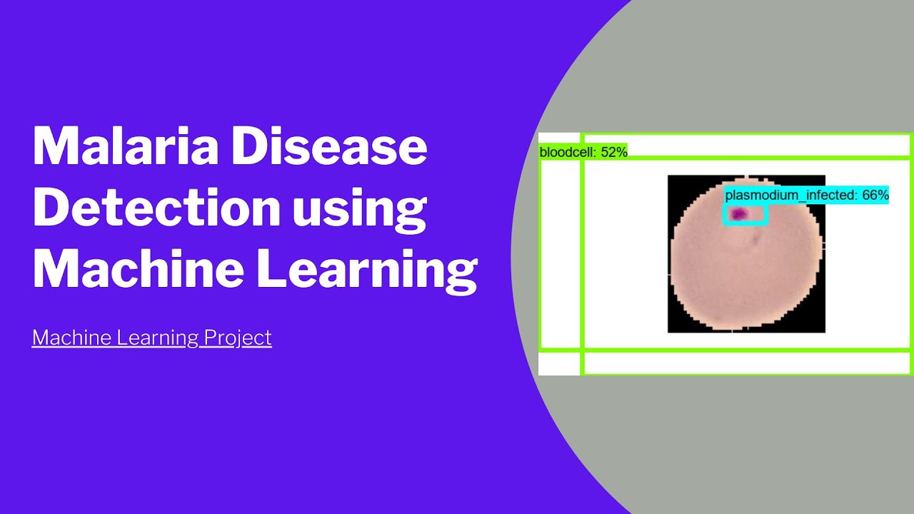 Malaria Disease Detection using Machine Learning - YouTube