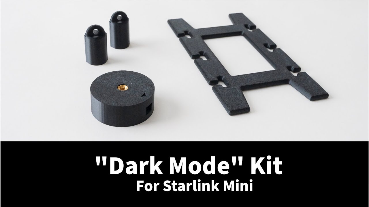 Starlink Mini Travel & Camping Kit - Now In "Dark Mode" - YouTube