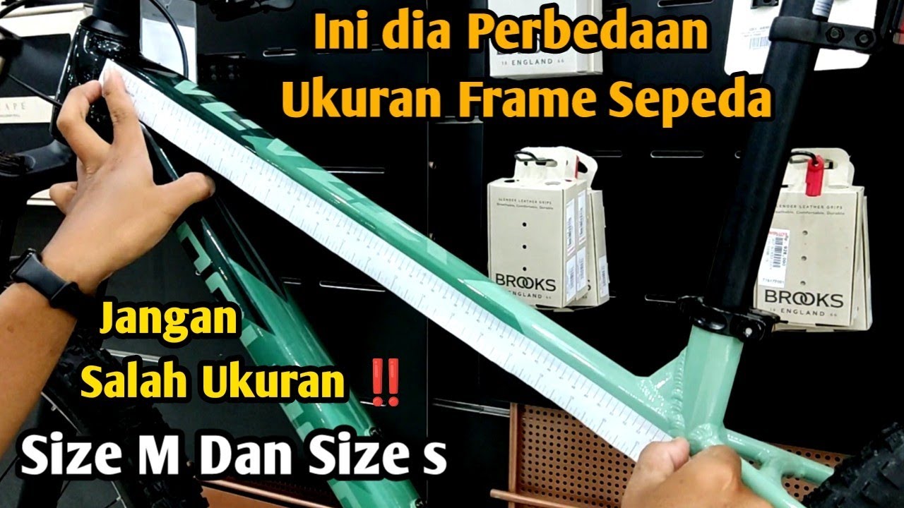 perbedaan frame Size M dan Frame Size S di MTB - YouTube