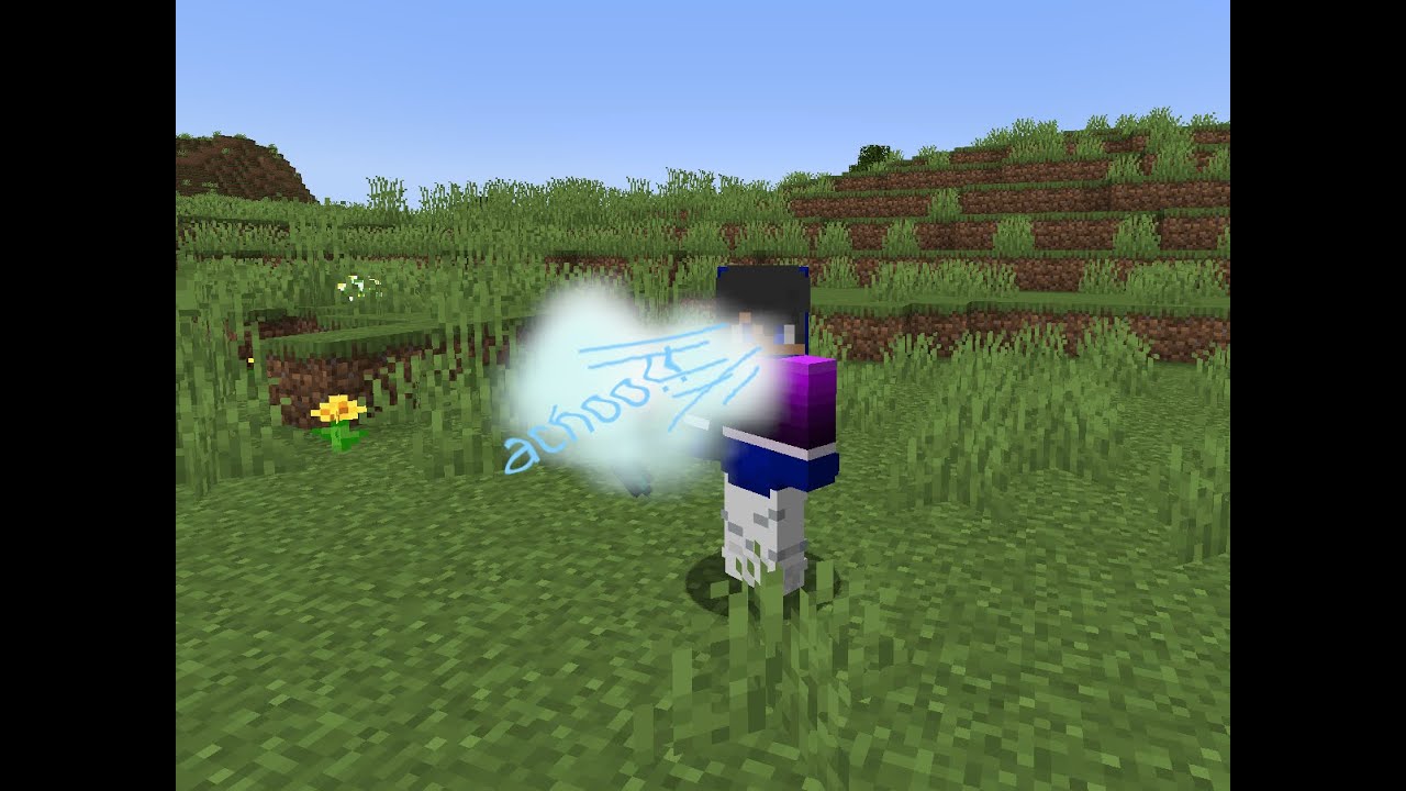 If sneezing was in minecraft - YouTube