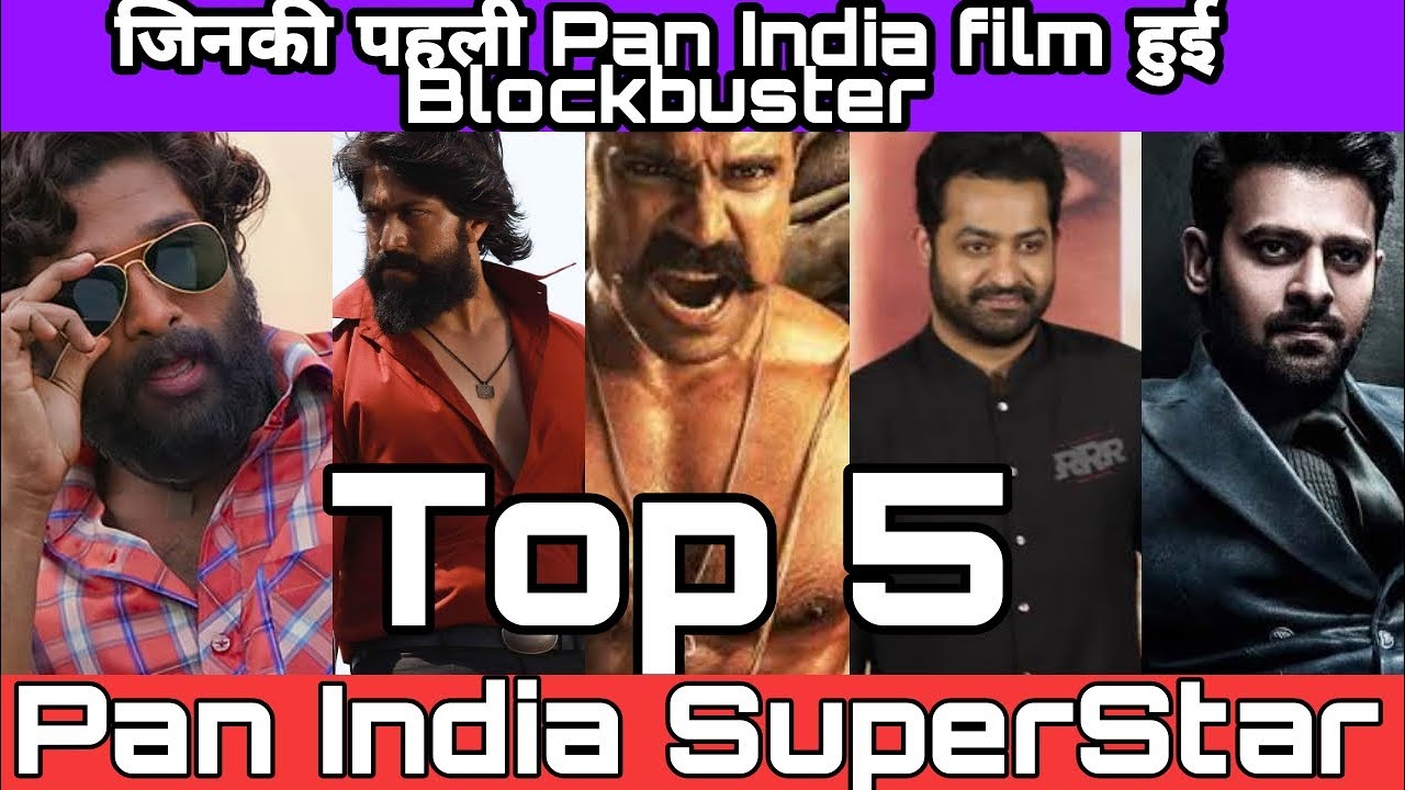 Top 5 Pan India Super Star Alluarjun,Yash, Ramcharan,NTR, Prabhash ...