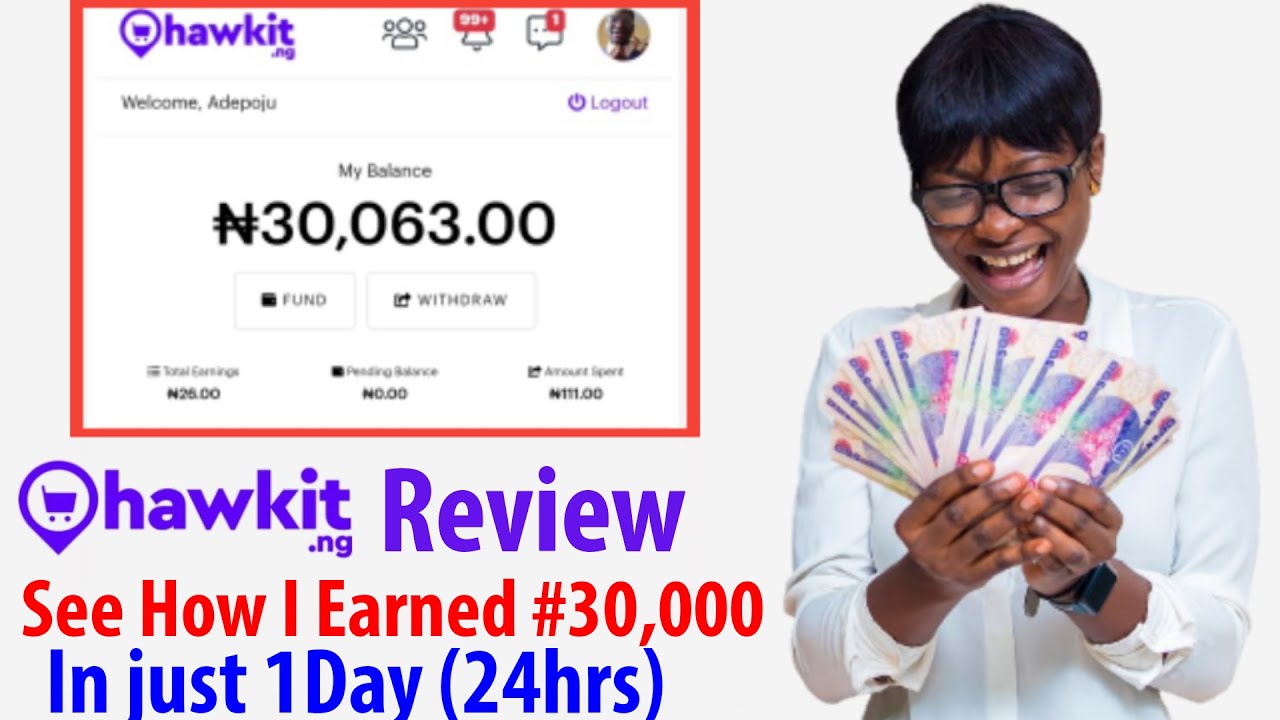 Hawkit Review - How I Earned N30,000 In 1day On Hawkit.ng - YouTube