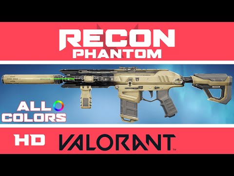 Recon Phantom VALORANT SKIN (ALL COLORS + Attachments) New Recon Skins ...
