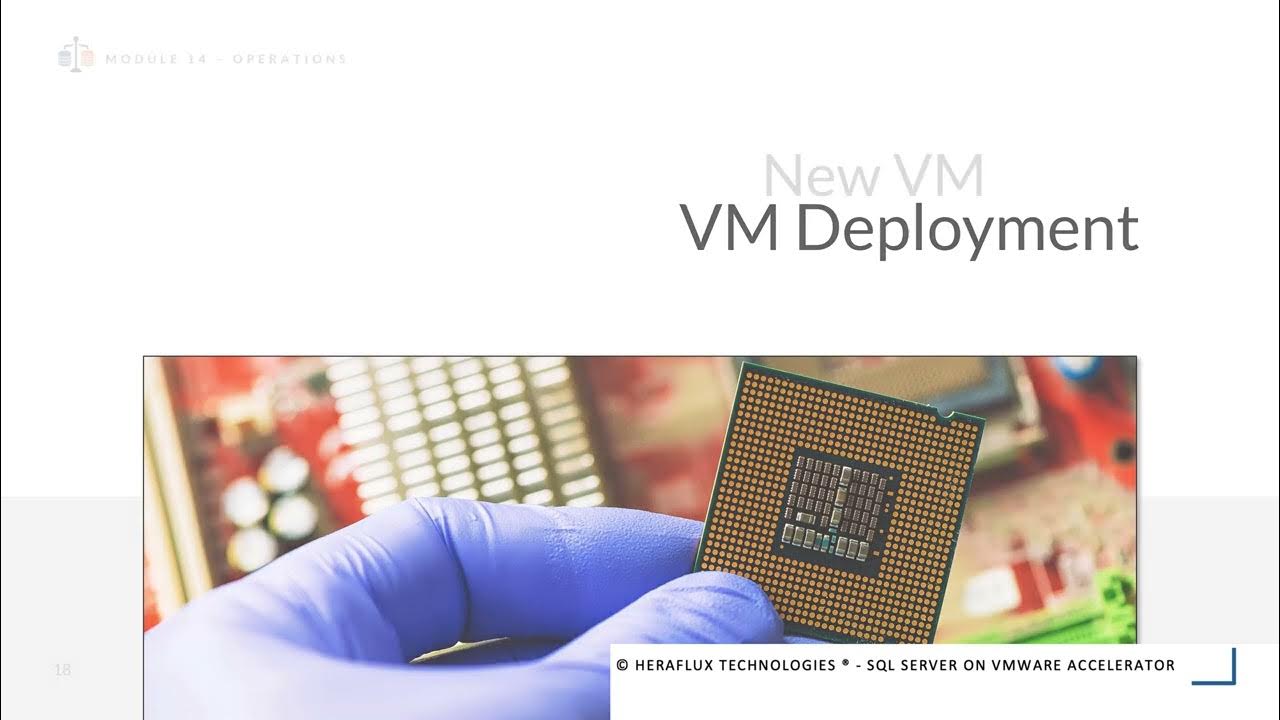 SQL Server on VMware Accelerator – Module 14 – Operations - YouTube