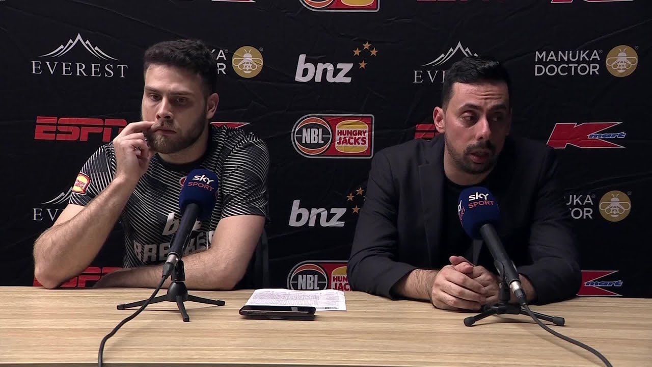Mody Maor and Will McDowell-White press conference vs Tasmania ...