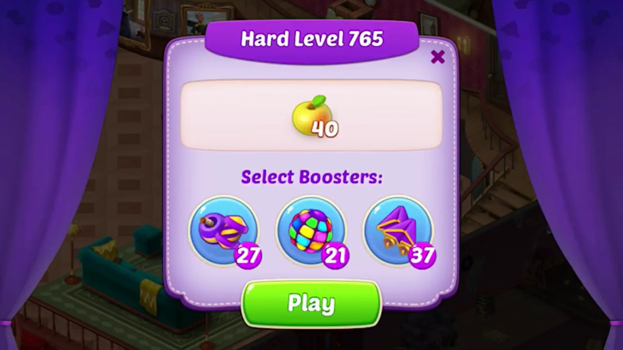 Homescapes Level 765 Hard - YouTube