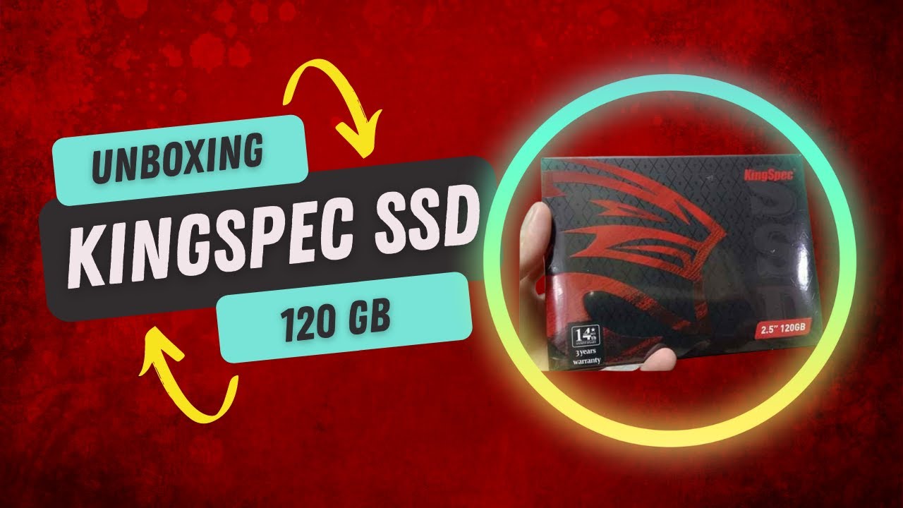 Kingspec SSD 120GB unboxing - YouTube