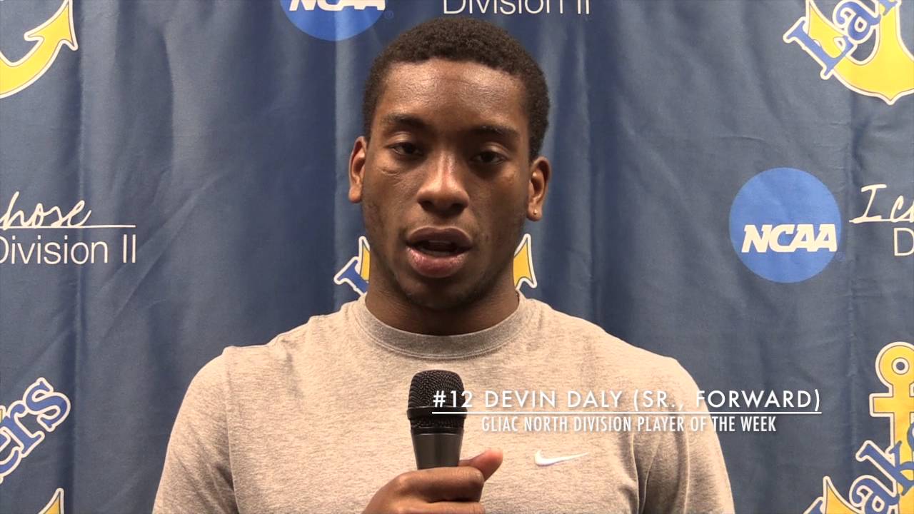 GLIAC North Division Player of the Week- Devin Daly - YouTube