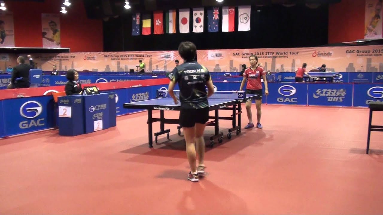 Australian Open 2015 WS Rd 32 - Yoon Hyobin(KOR) vs Sayaka Hirano(JPN ...
