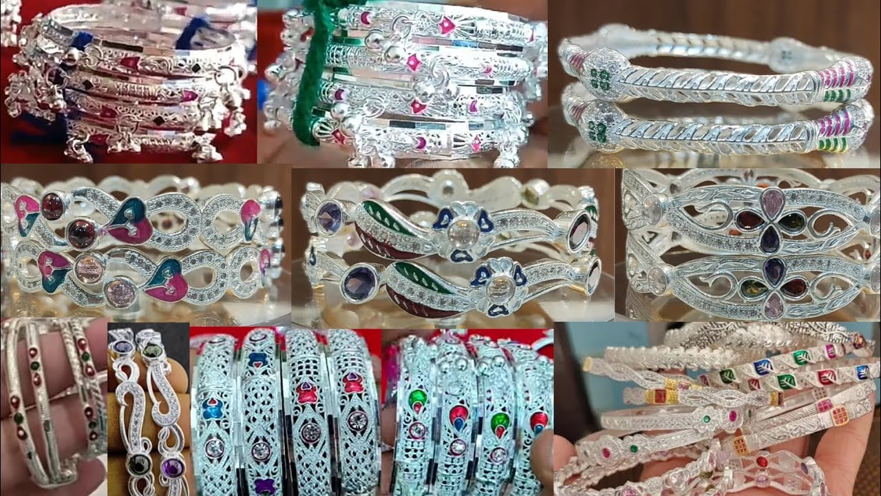 silver baby bangles designs |Bala designs |Chandi ka Baby Bala ...