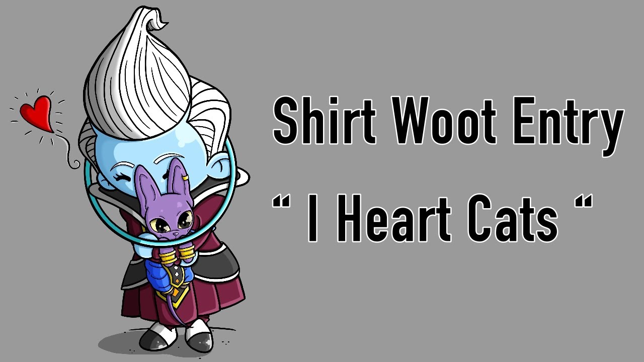 Shirt Woot: I Heart Cats - YouTube