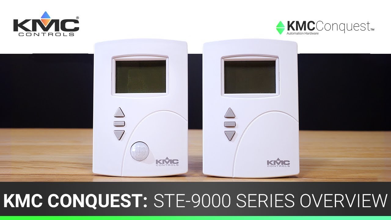 KMC Conquest: STE-9000 Series NetSensor Overview - YouTube