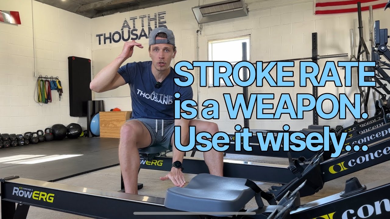 STROKE RATE is a weapon! Here's how to best use it when rowing - YouTube