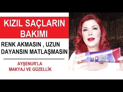 Kızıl Saçların bakımı