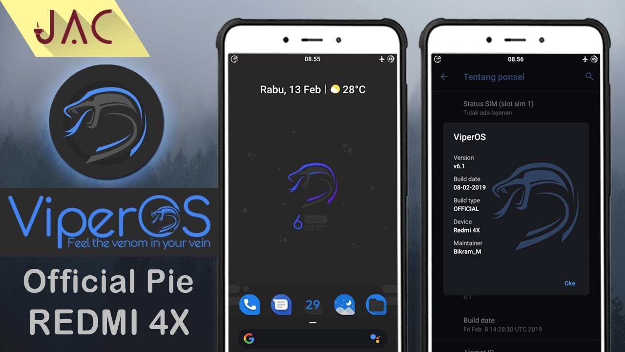 RACUN 🐍 | Custom Rom ViperOS / AOSVP Official Android Pie Santoni [JAC ...