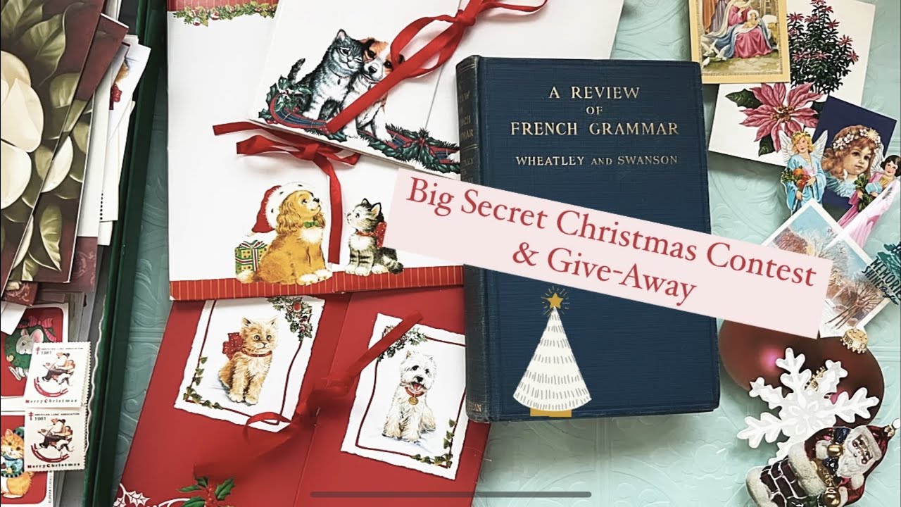 Crinkled Path Big Secret Contest Christmas Give-Away! - YouTube