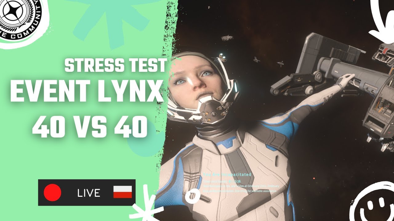 Star Citizen PL | Biorę udział w Event PVP Lynx 40 vs 40 (Stress Test ...