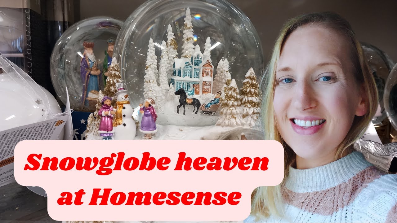 Christmas at Homesense 2024, Snowglobes, decorations and so much more ...