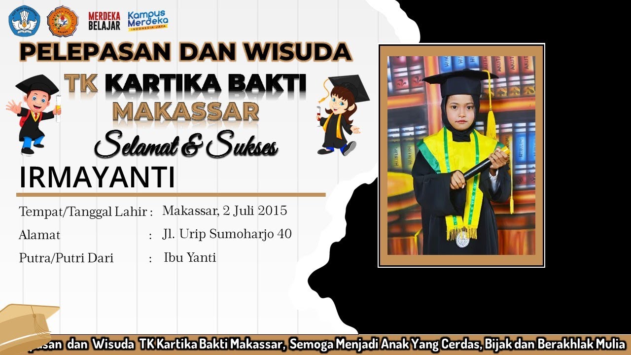 Template Slide Wisuda TK Menggunakan Powerpoint 26 - YouTube