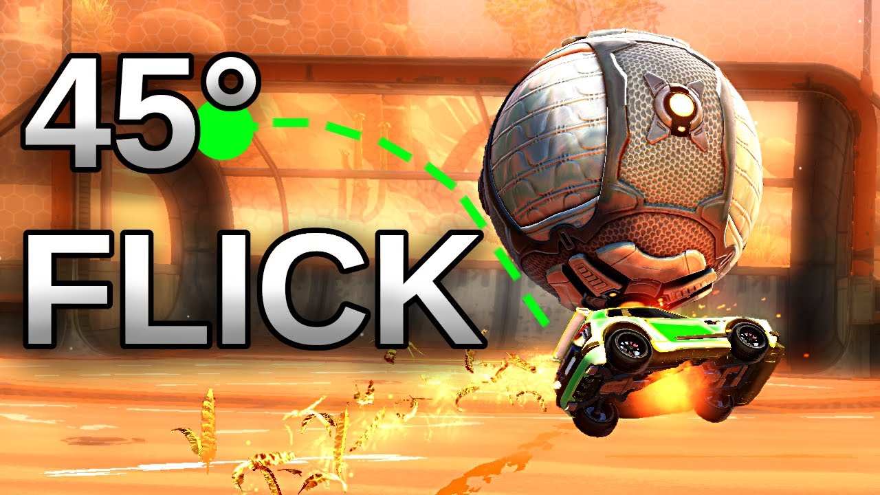 45° Flick - Rocket League PL | Poradnik | Flickowanie - YouTube