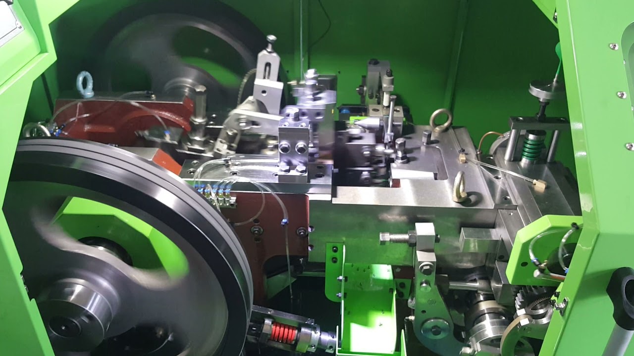 cold header machine 1die 3blow - YouTube