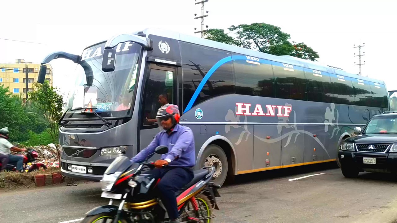 Hanif Enterprise Ac Bus Live View In Bangladesh || Hanif New || BD Bus ...