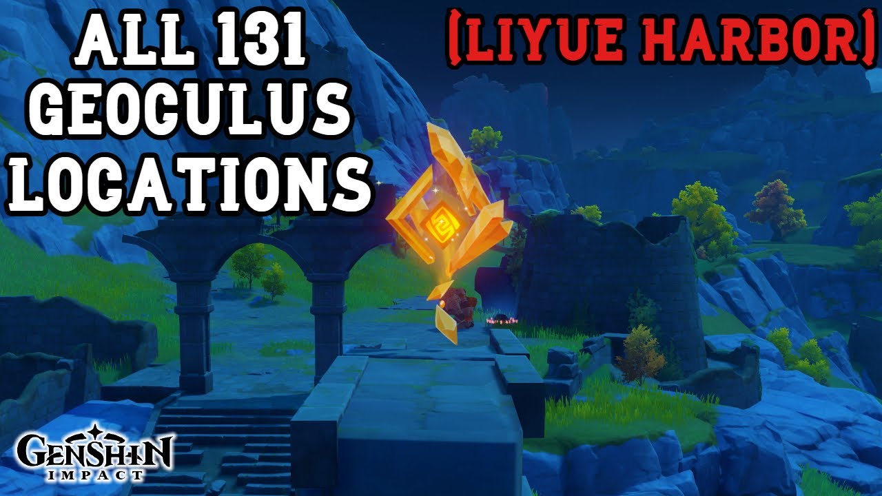 All 131 Geoculus Locations (Level 1-10) - Genshin Impact - YouTube