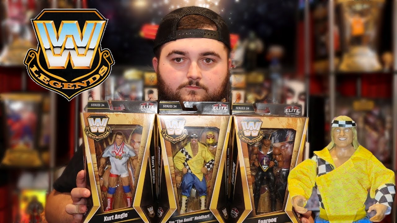 I MADE A CUSTOM OWEN HART! WWE LEGENDS 24 FIGURES UNBOXING/REVIEW ...