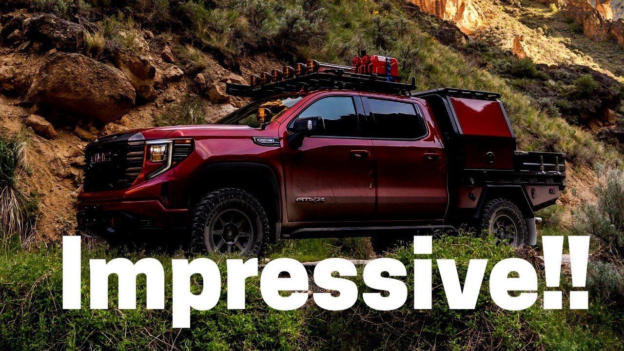 This GMC Sierra AT4X Overland Trucks Rocks!! - YouTube