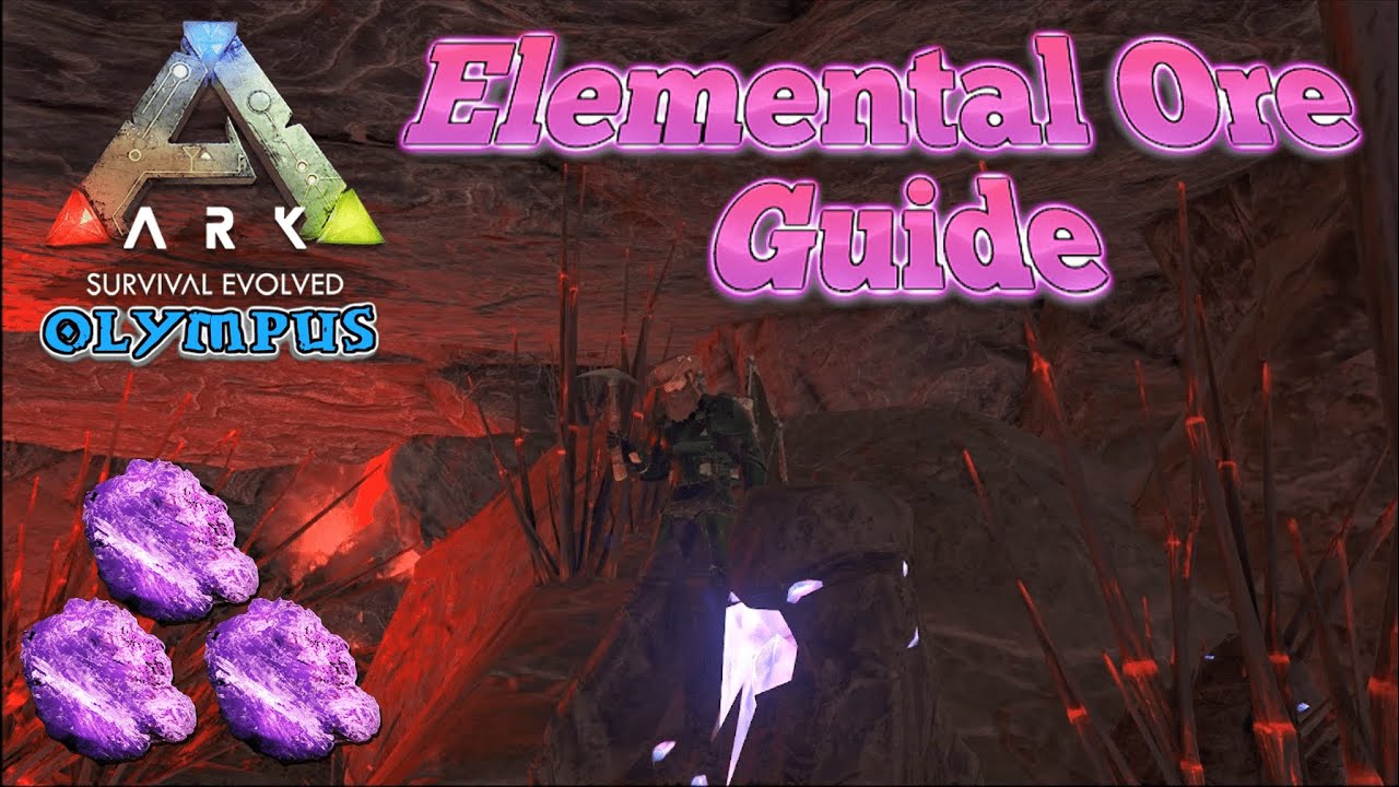 Where To Find Elemental Ore Ark Olympus Guide Youtube