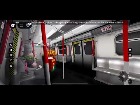 Roblox MTR M train journey: Po Lam - Tiu Keng Leng (A209) - YouTube