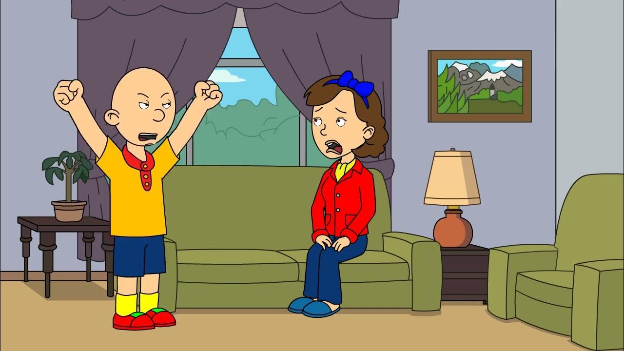 Caillou Grounds His Mom And Gets Grounded - YouTube