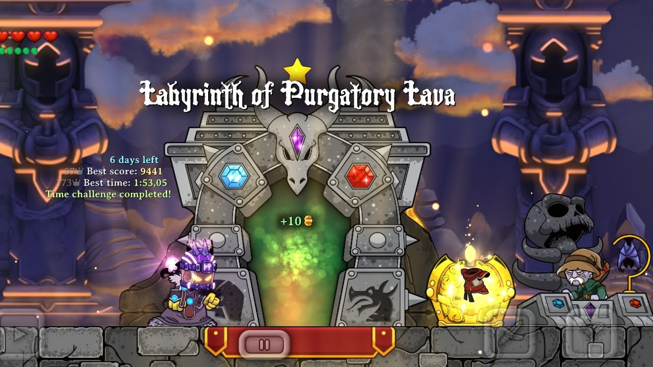 Labyrinth Of Purgatory Lava Magic rampage weekly dungeon // new Magic rampage || magic rampage 2 ...