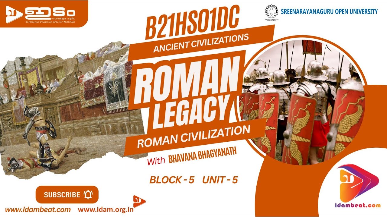 ROMAN LEGACY | ROMAN CIVILIZATIONS | ANCIENT CIVILIZATIONS | SGOU | UPSC | PSC - YouTube