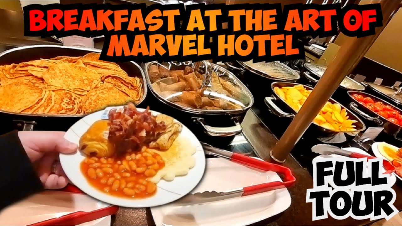 BREAKFAST AT THE ART OF MARVEL HOTEL IN DISNEYLAND PAIRS, Full Buffet ...