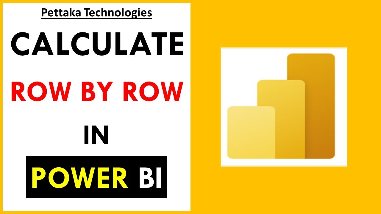 Row By Row Calculation in Power BI - YouTube