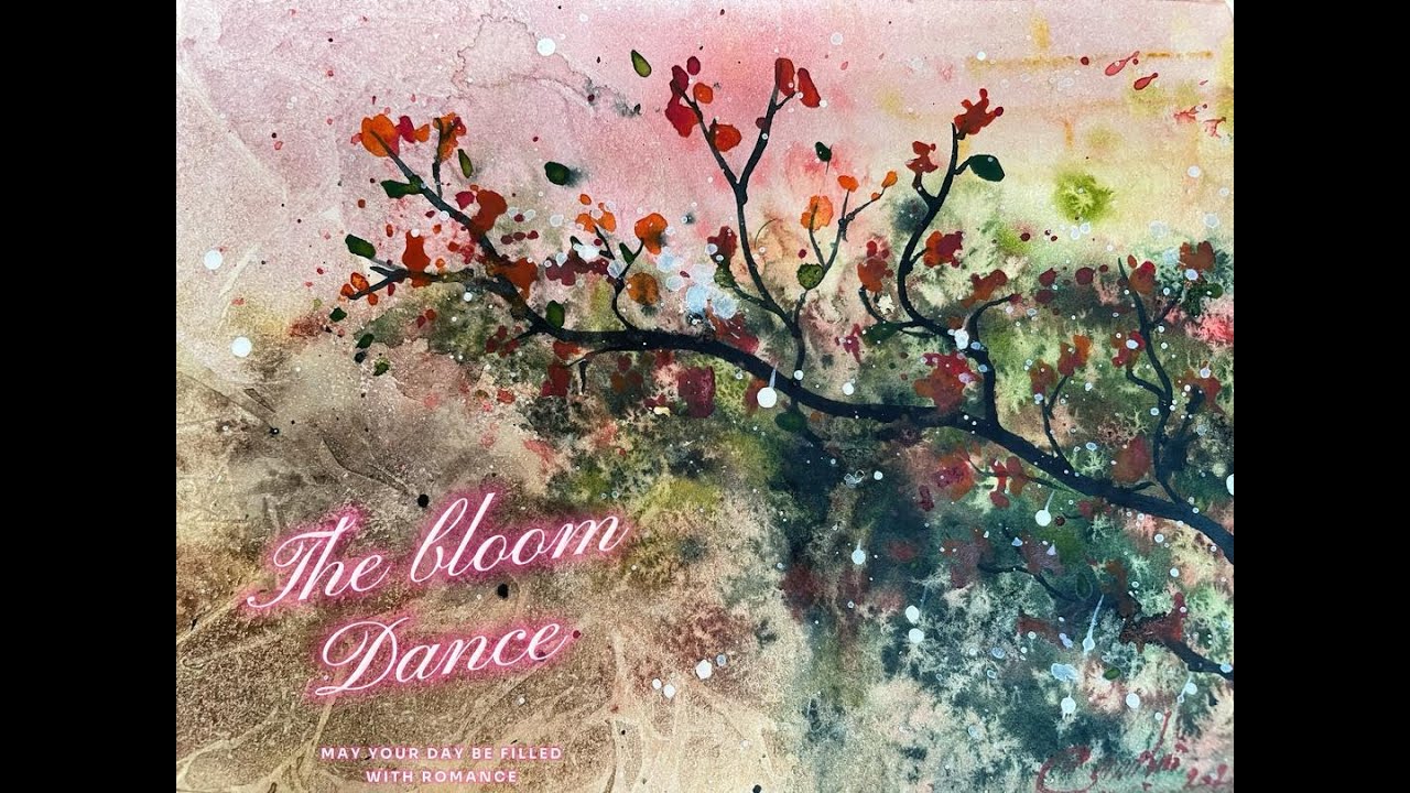 The Bloom Dance/ Easy Watercolor Tutorial for Beginners - YouTube