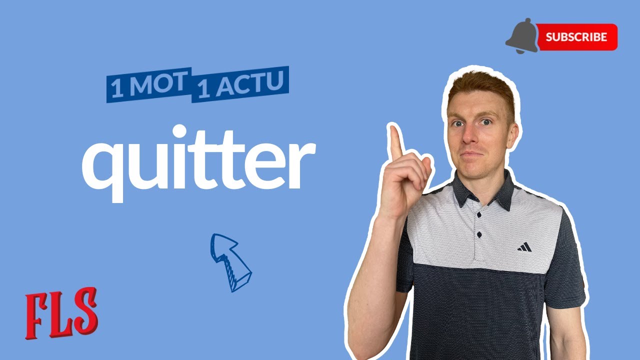 What does "quitter" mean? - YouTube
