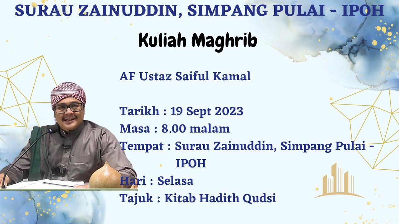 AF Ustaz Saiful Kamal - YouTube