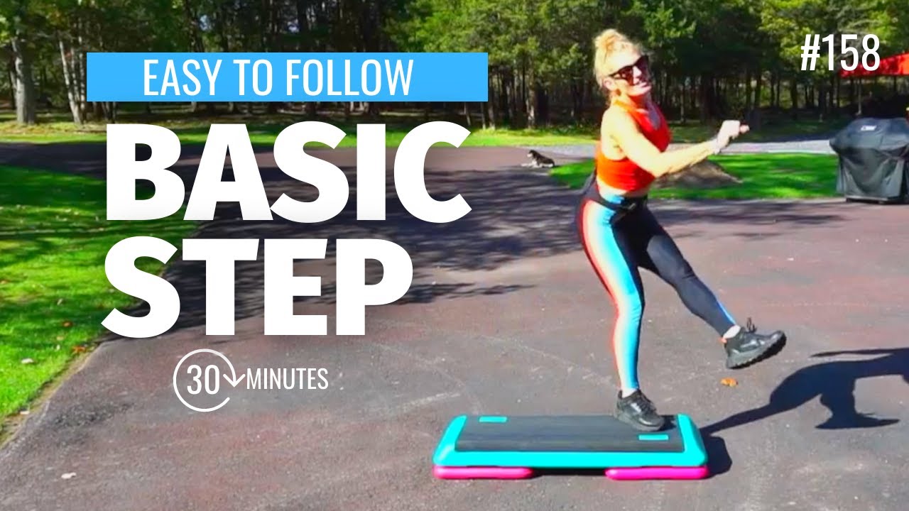 BASIC STEP AEROBICS WORKOUT! GREAT MUSIC 130 BPM | CDORNERFITNESS #158 ...