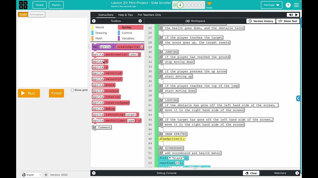 CODE Lesson 20 Walkthrough - YouTube