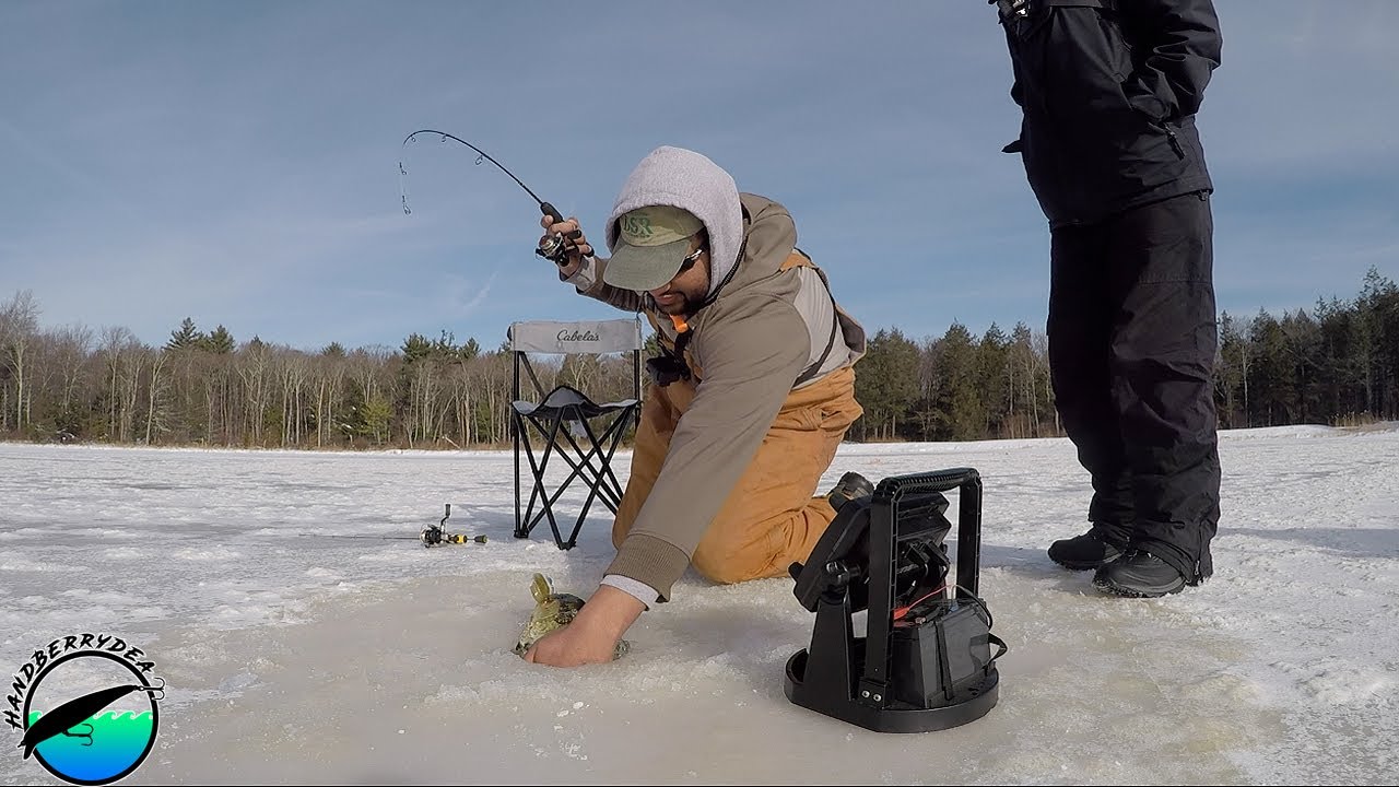 I Went Ice Fishing Instead of Christmas Shopping - Early CT Ice - YouTube