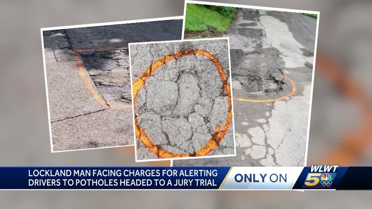 Case against Lockland man accused of spray painting potholes heads to ...