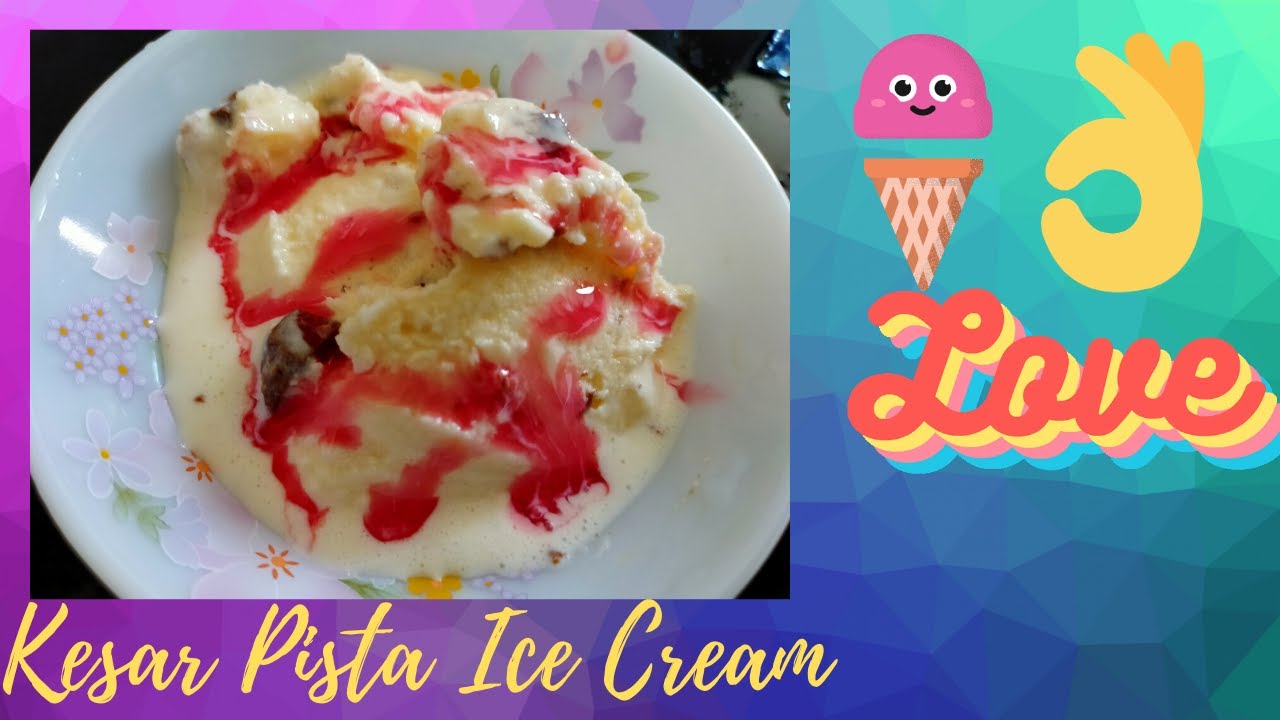 Learn to make Kesar Pista Ice Cream in 7 minutes - YouTube
